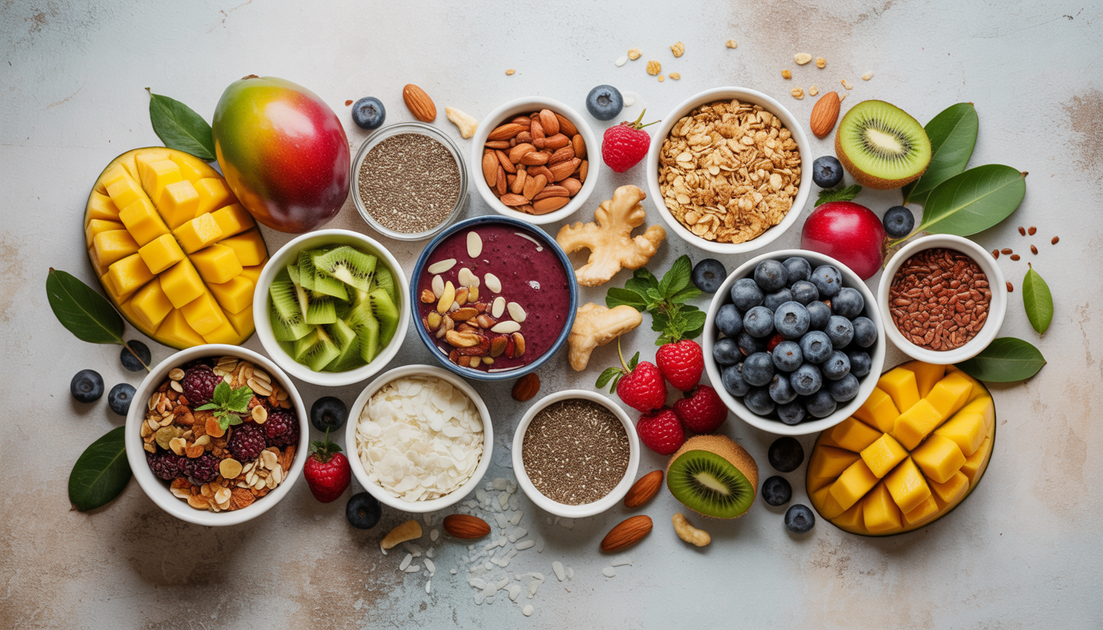 Acai Bowl Ingredients & Toppings - AcaiExotic